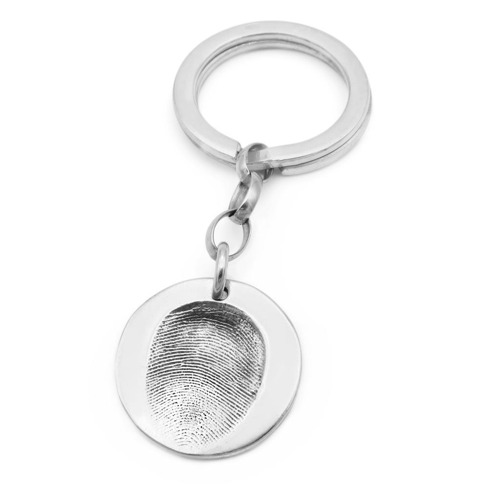 Original Fingerprint Keyring | Personalised Jewellery - Smallprint